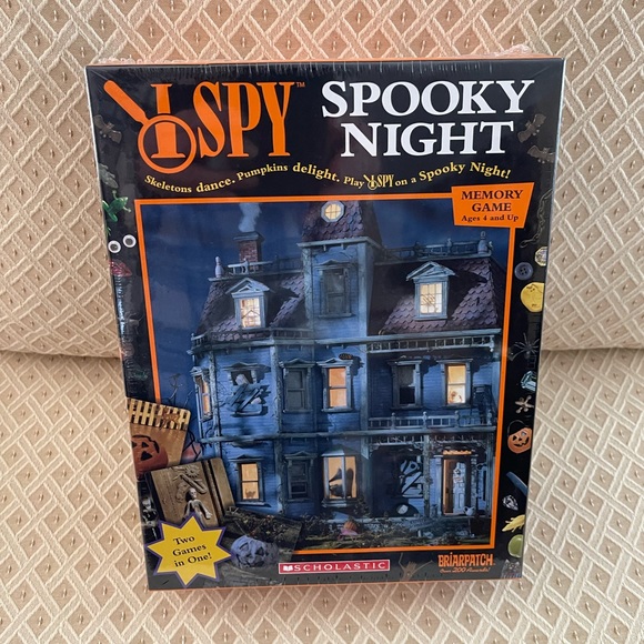 Scholastic | Toys | I Spy Spooky Night Memory Game | Poshmark